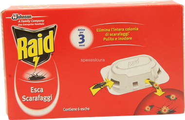 raid esca scarafaggi pz.6 - spesasicura – fare la spesa online – la ...
