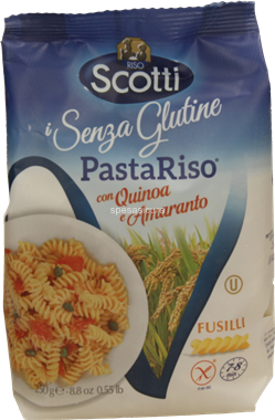 scotti pasta di riso fusilli gr.250 - spesasicura – fare la spesa ...